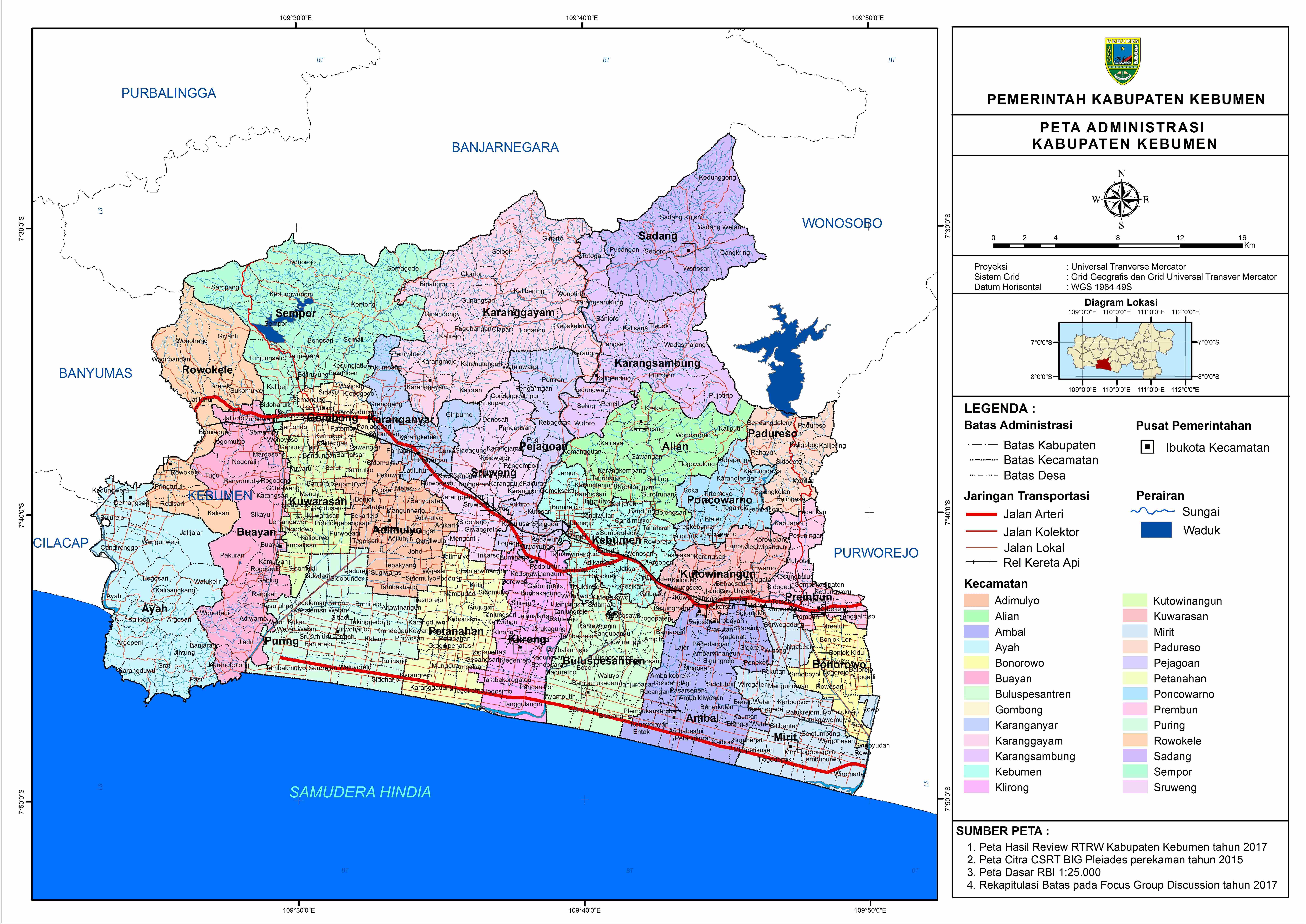 Geografis - Website Resmi Pemerintah Kabupaten Kebumen